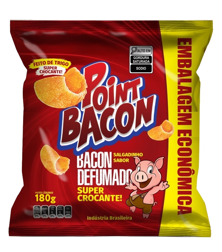 SALG POINTCHIPS 180G POINT BACON | Pipocão