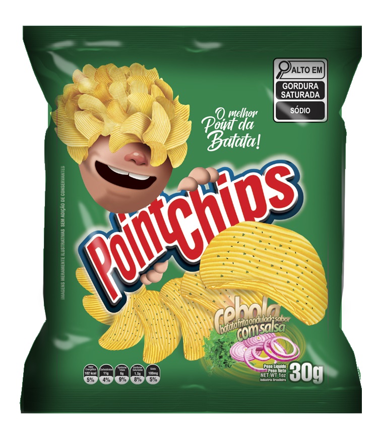BATATA POINTCHIPS 30G CEBOLA/SALSA | Pipocão